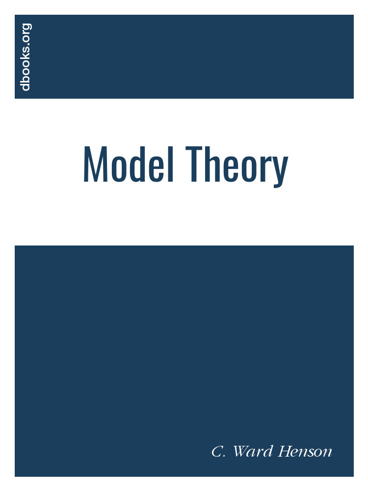 Model Theory.pdf - Free download books